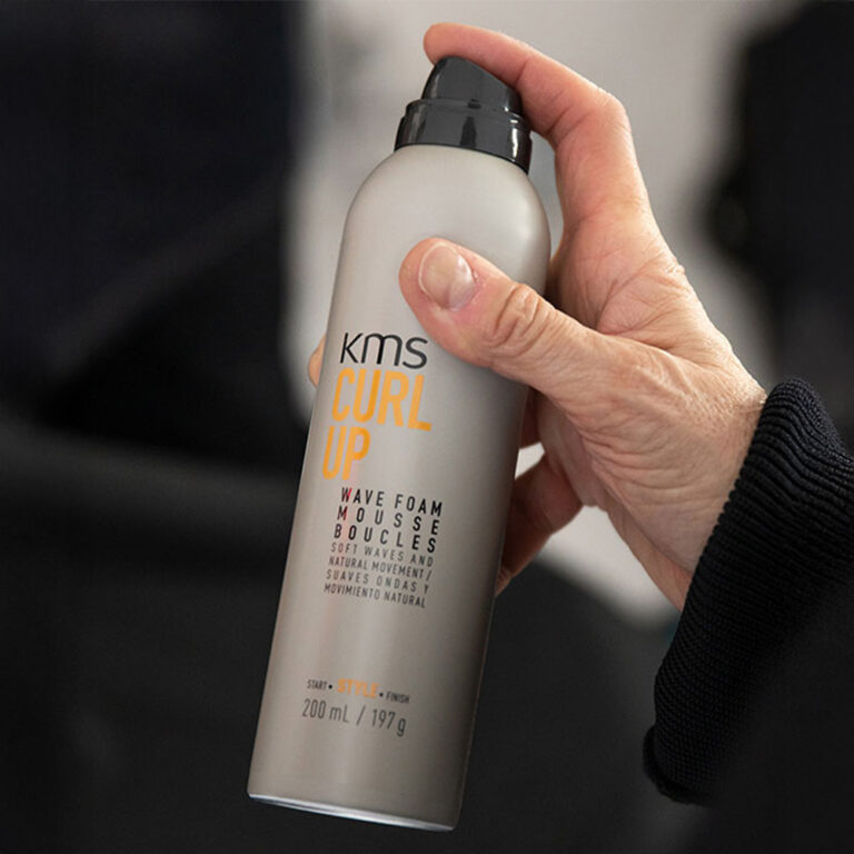 KMS CurlUp Wave Foam 200ml - Best in Professional Haircare | NZ Hair ...