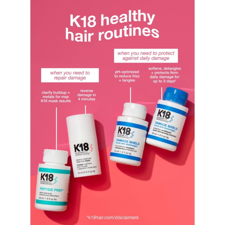 K18 Shield & Repair Bundle (Damage Shampoo, Conditioner, Mask) - Best ...